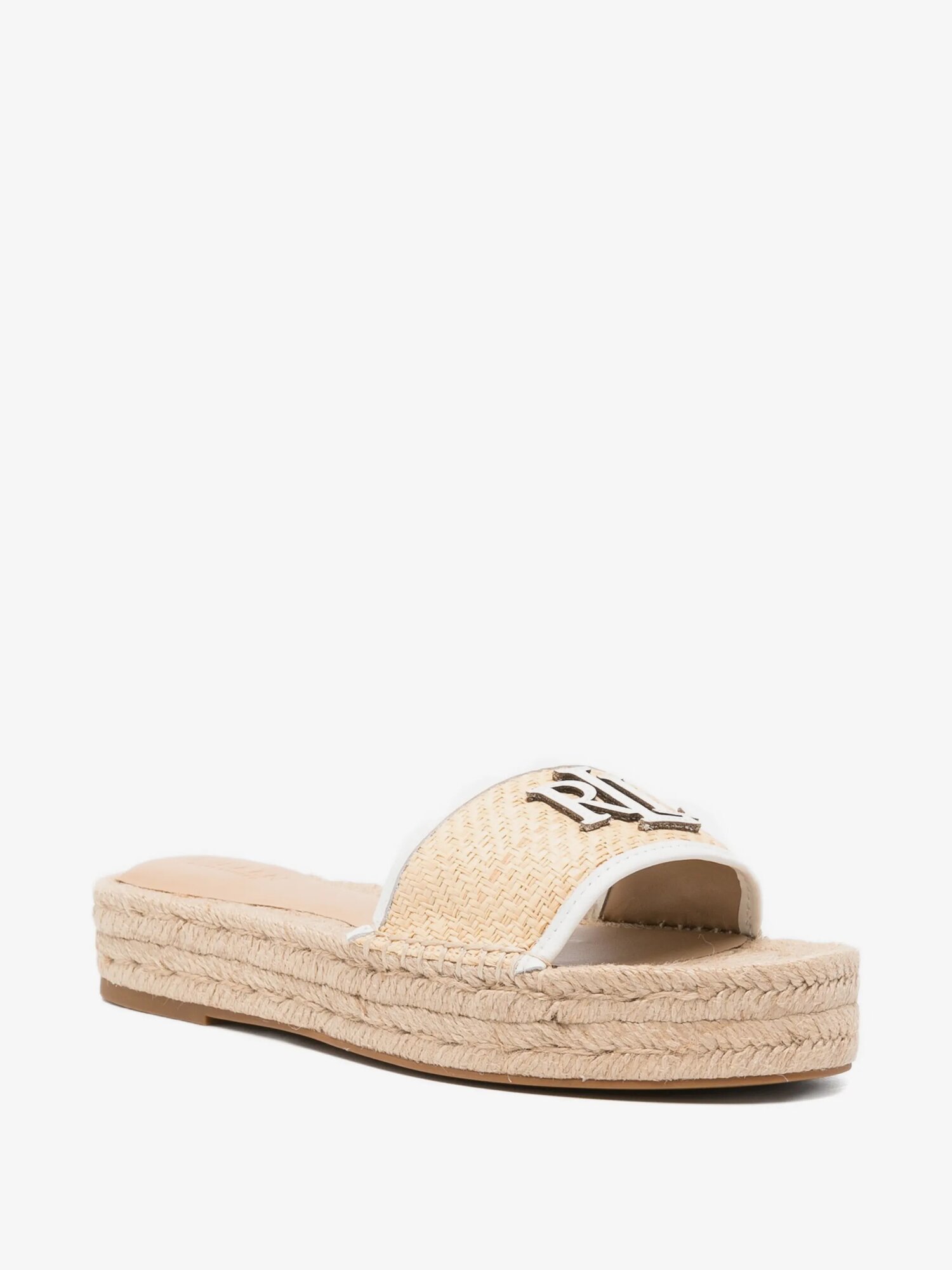 Эспадрильи Lauren Ralph Lauren Logo-plaque raffia espadrilles, размер 9.5 — фото 1