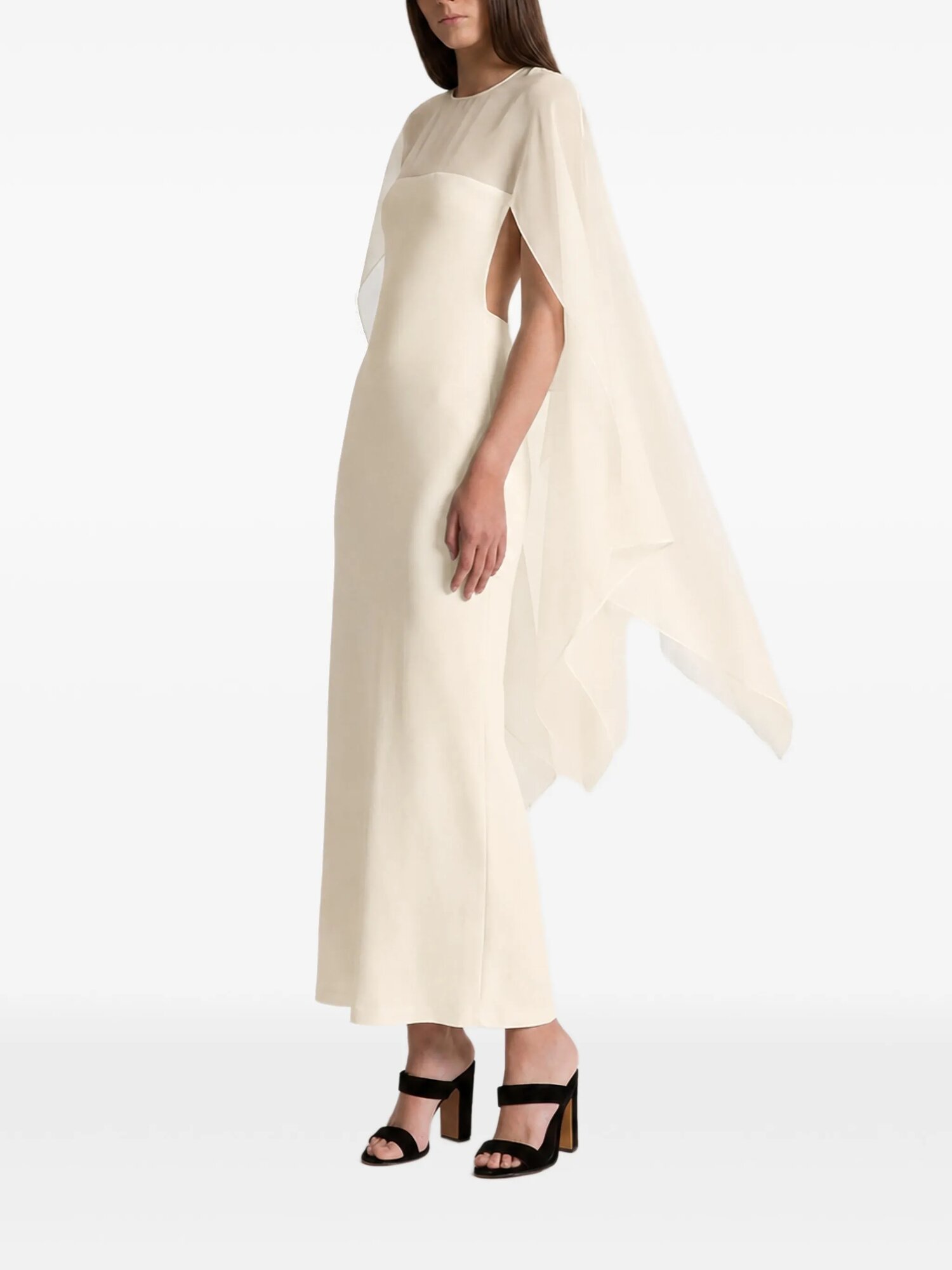 Платье Alberta Ferretti Sheer overlay maxi dress, размер 42 — фото 1