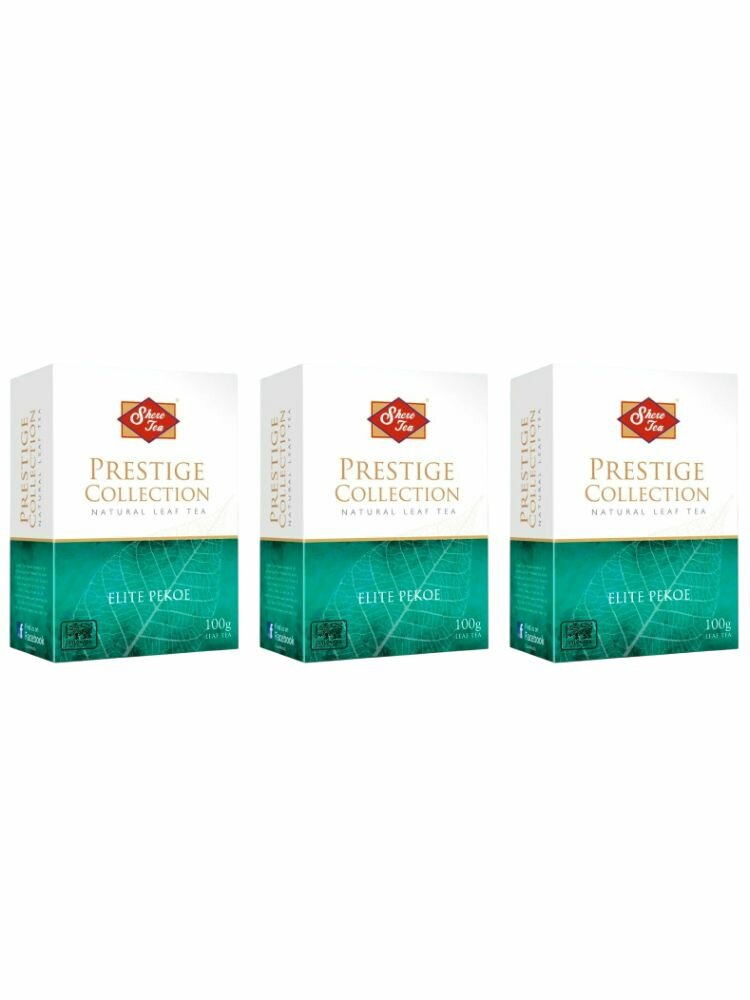 Shere Tea Черный чай Престижная коллекция, крупнолистовой категории Рekoe, 100 гр, 3 уп/