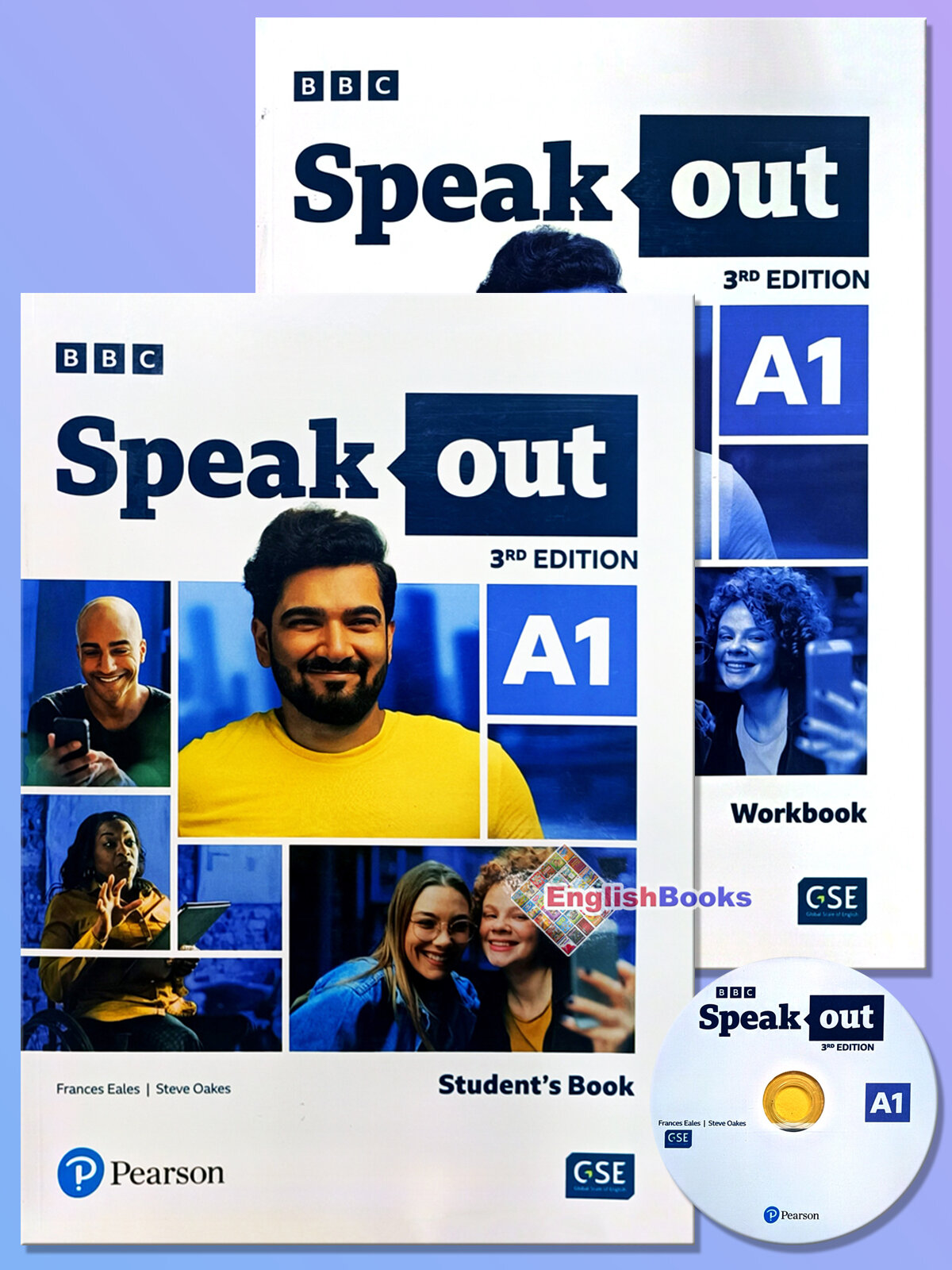 SpeakOut A1 3rd Edition комплект учебник (students Book), рабочая тетрадь (workbook), CD