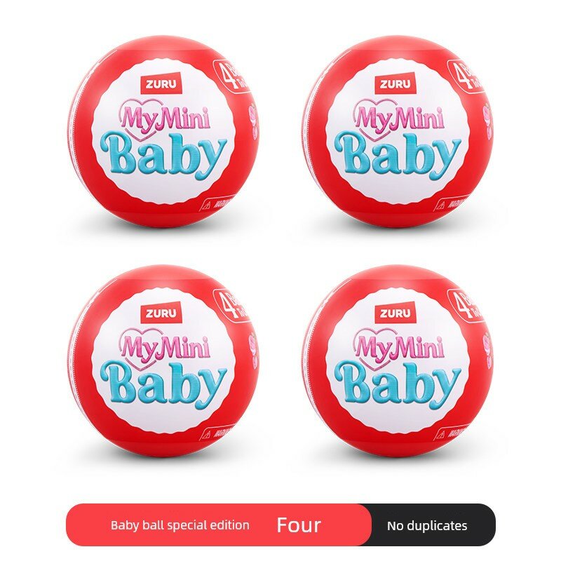 Мини-шарики ZURU Baby Balls первого, второго и третьего поколений, игрушки-сюрпризы в закрытых коробках для ролевых игр
