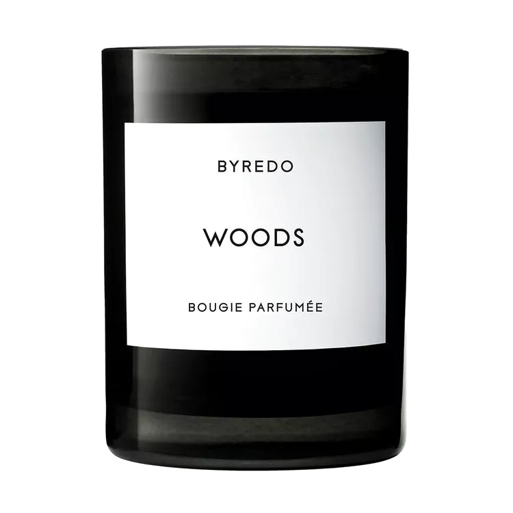 Byredo Woods парфюмированная свеча для помещений 240 гр - Байредо Дерево женская