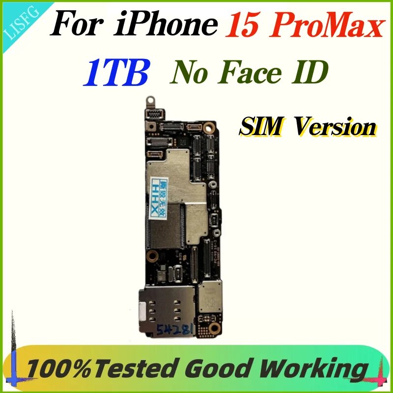 Для iPhone 15/15 Pro разблокированная материнская плата, полностью 15ProMax 1TB NoFace