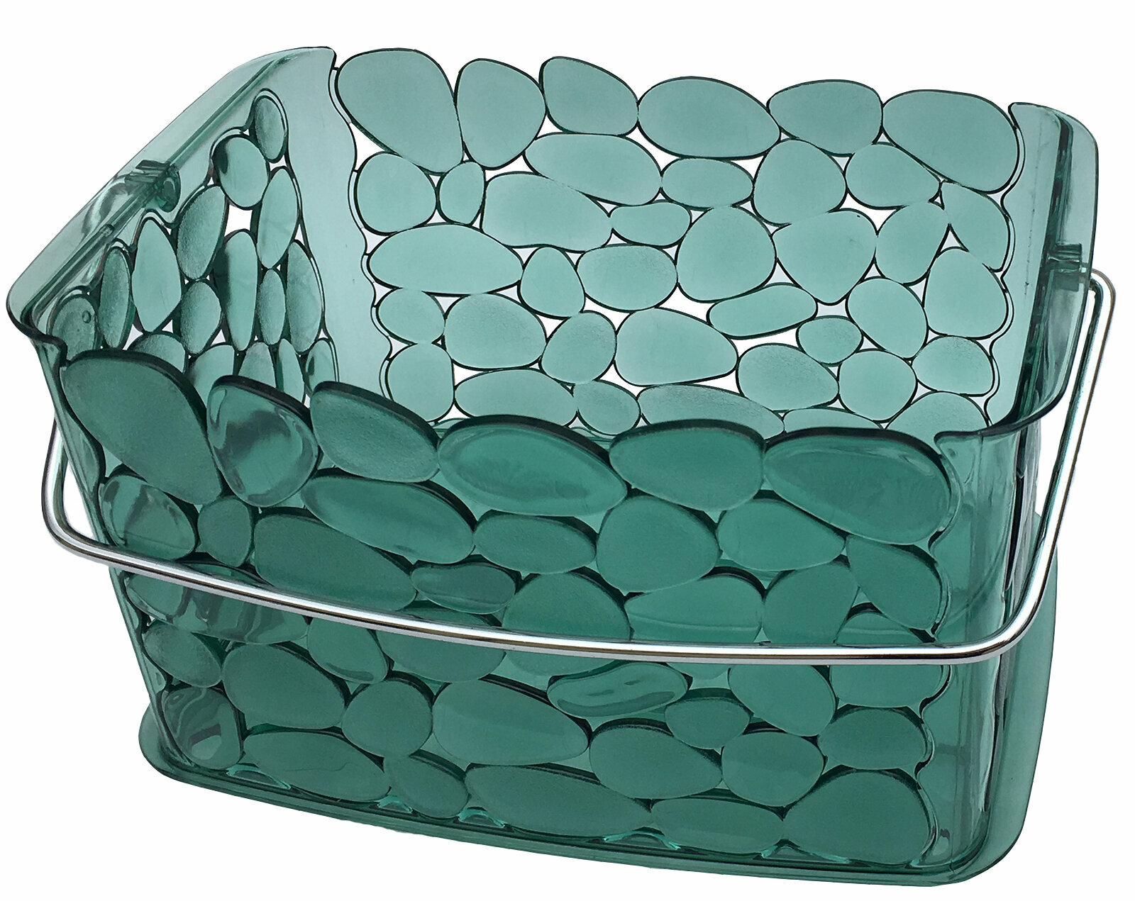 Корзина с ручкой InterDesign Камешки