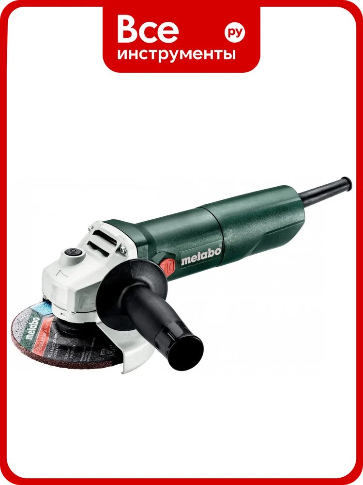 Угловая шлифмашина Metabo W 650-125: мощный 650 Вт инструмент для бетона с 11000 об/мин, 125 мм диском, легким управлени