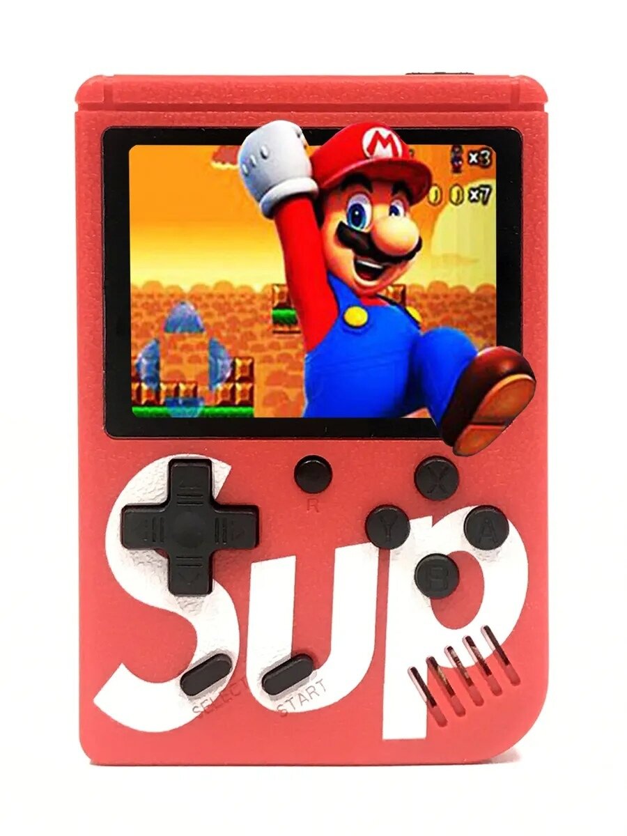 Портативная игровая приставка SUP Game Box 400 игр в (красная )