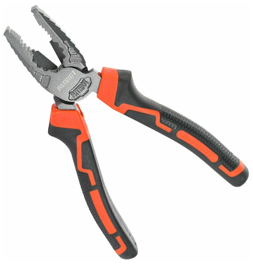 Пассатижи PATRIOT Platinum CPP-160L 160мм, Cr-V сталь, оранжевый