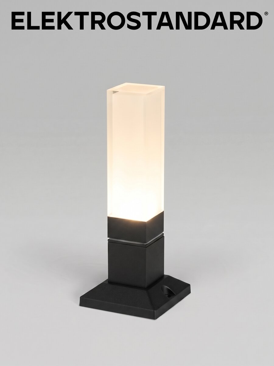 Уличный / Ландшафтный светильник Elektrostandard 1536 TECHNO LED, 5 Вт, 3000K, цвет чёрный, IP54