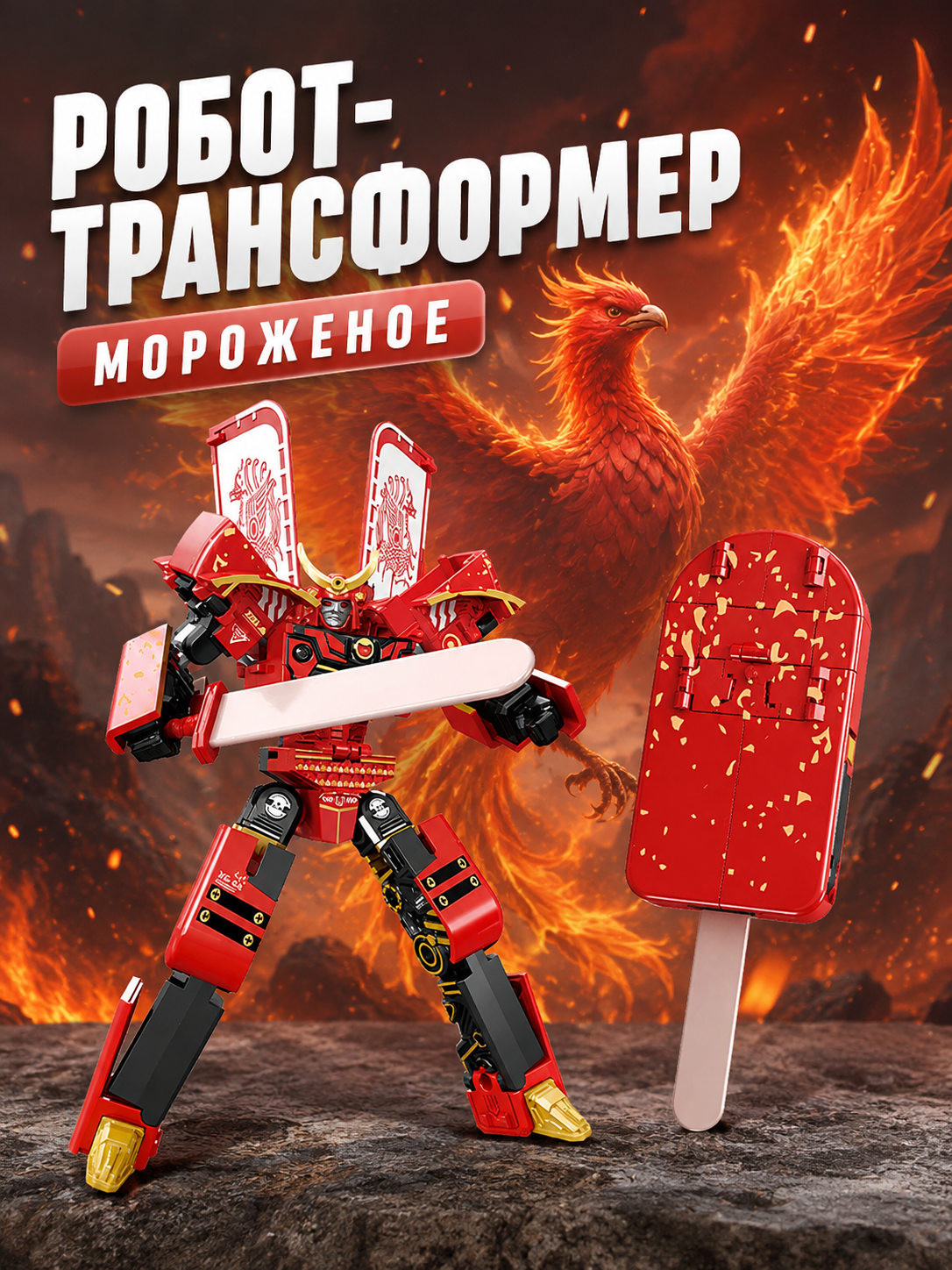 Робот-трансформер мороженое