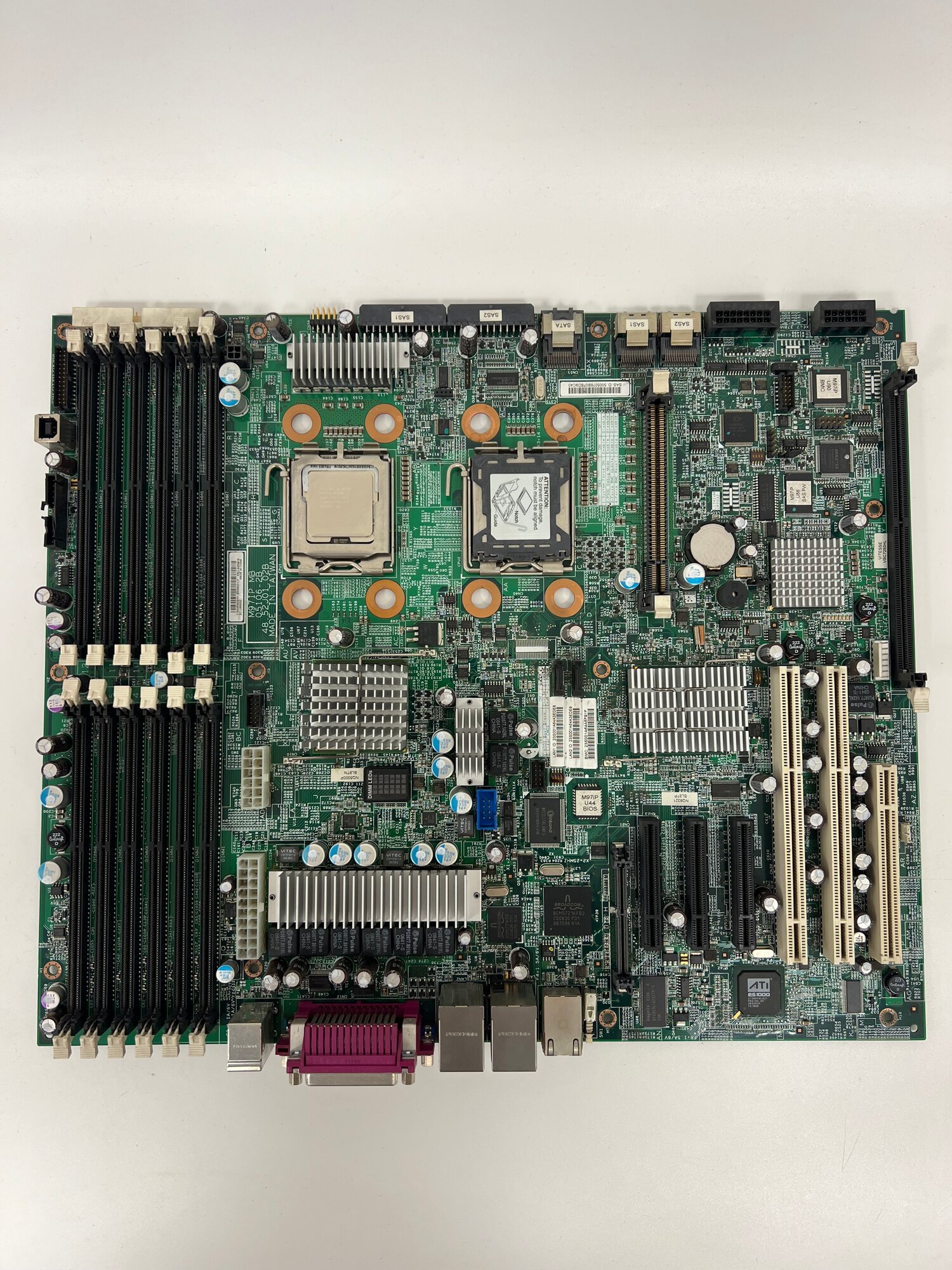 Двухпроцессорная серверная материнская плата IBM System x3400 / x3500 (M97IP MB, FRU-номера: 43W5176, 42C1549, 44R5619)