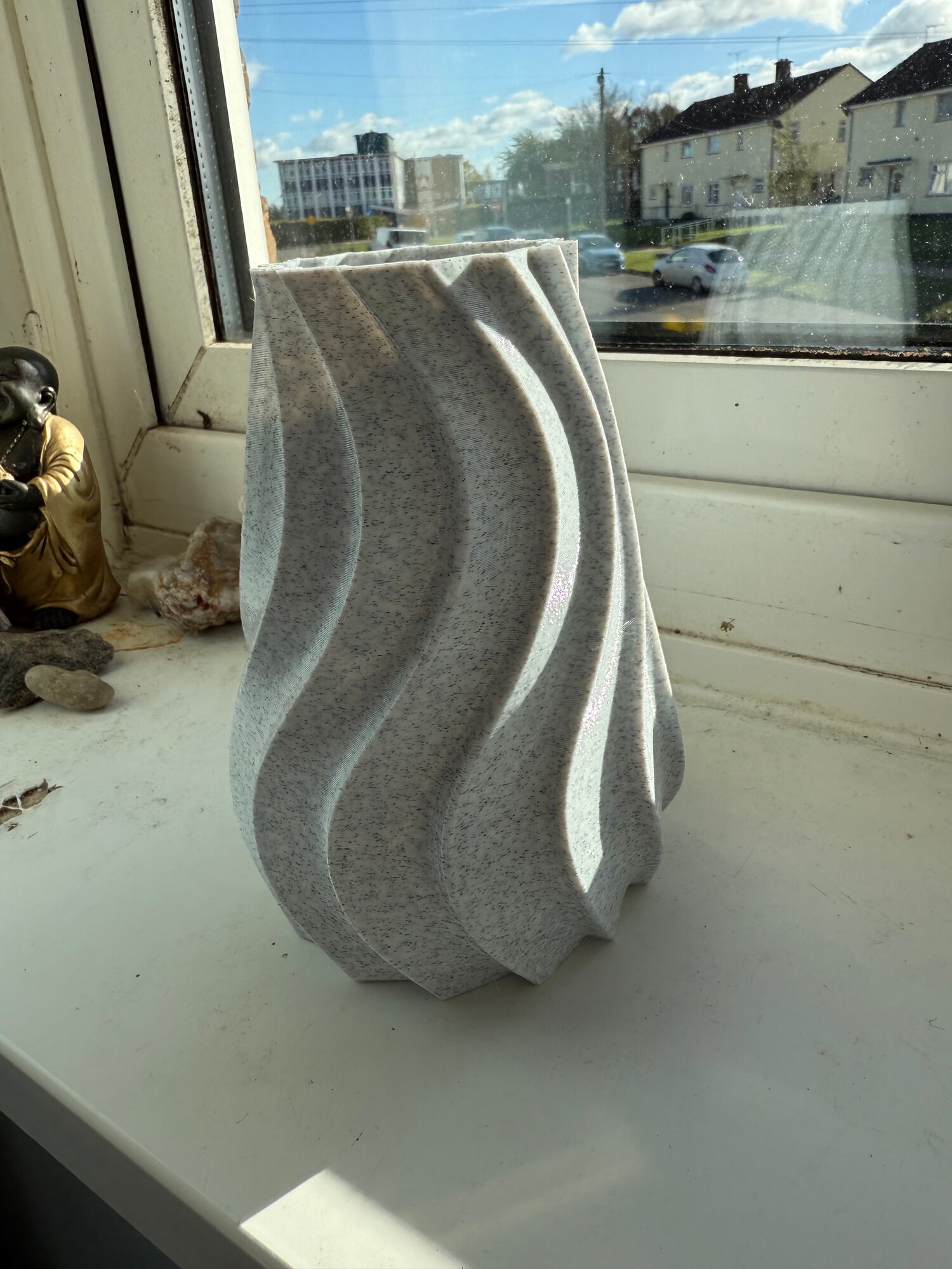Ваза декоративная спиральная, 3D-печать, 3DOPRU арт. VASE-PR-1462006