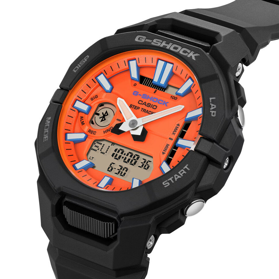 CASIO G-Shock, черный, оранжевый — фото 1