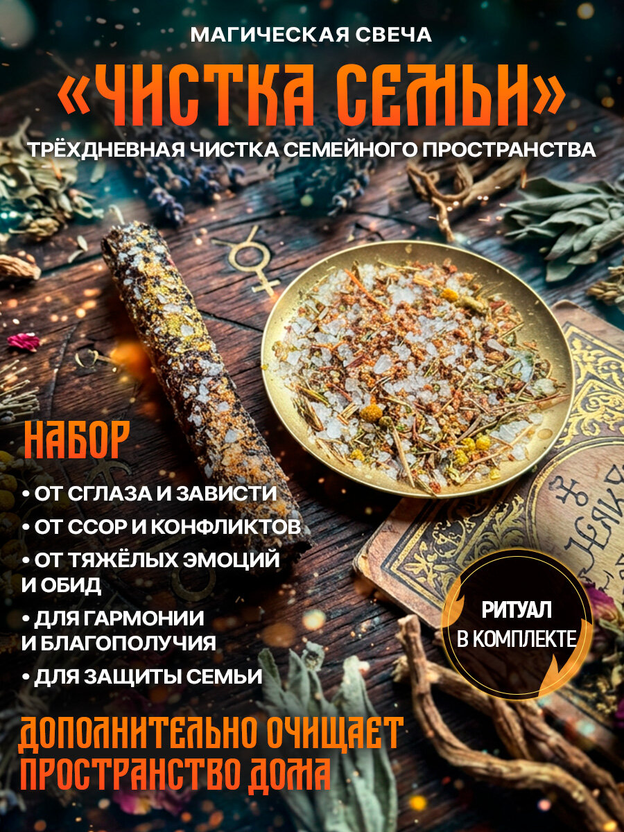 Свечи восковые магические чистка и защита семьи трехдневная. Свечи магические восковые программные ритуальные с травами