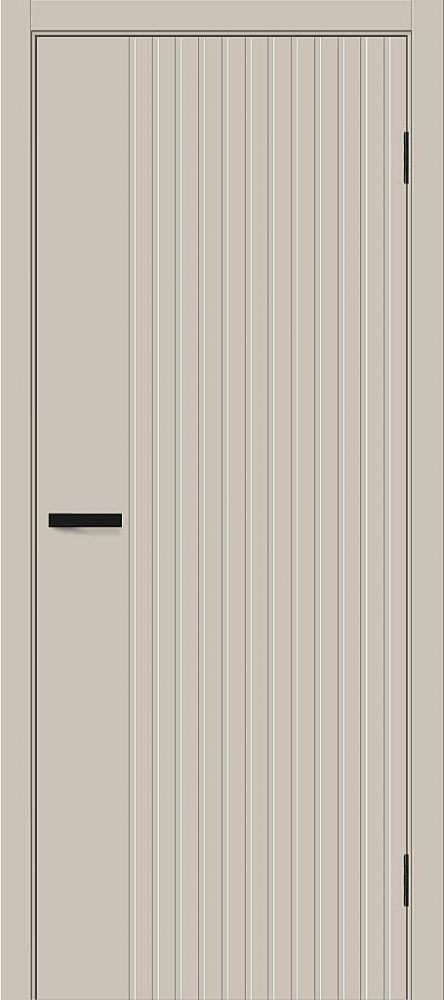 Межкомнатная Дверь Эмаль Bravo Граффити-32 Creamy 800х2000мм (полотно 1шт, коробка, наличник 5шт) / Браво