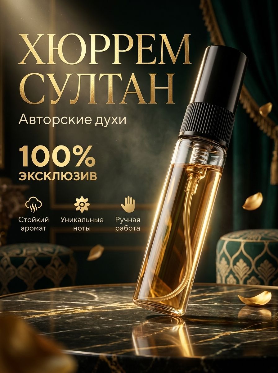 Парфюмерная вода женская Хюррем султан, стойкие со шлейфом. Эмоции во флаконах