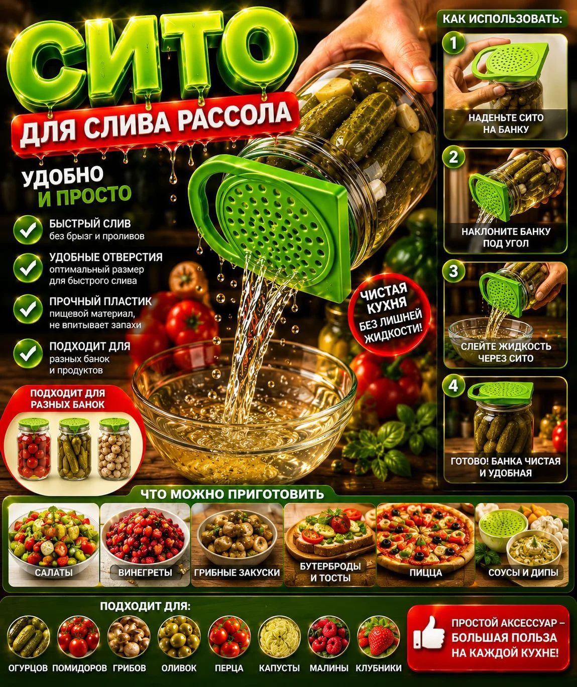 Сито для банок — фото 1