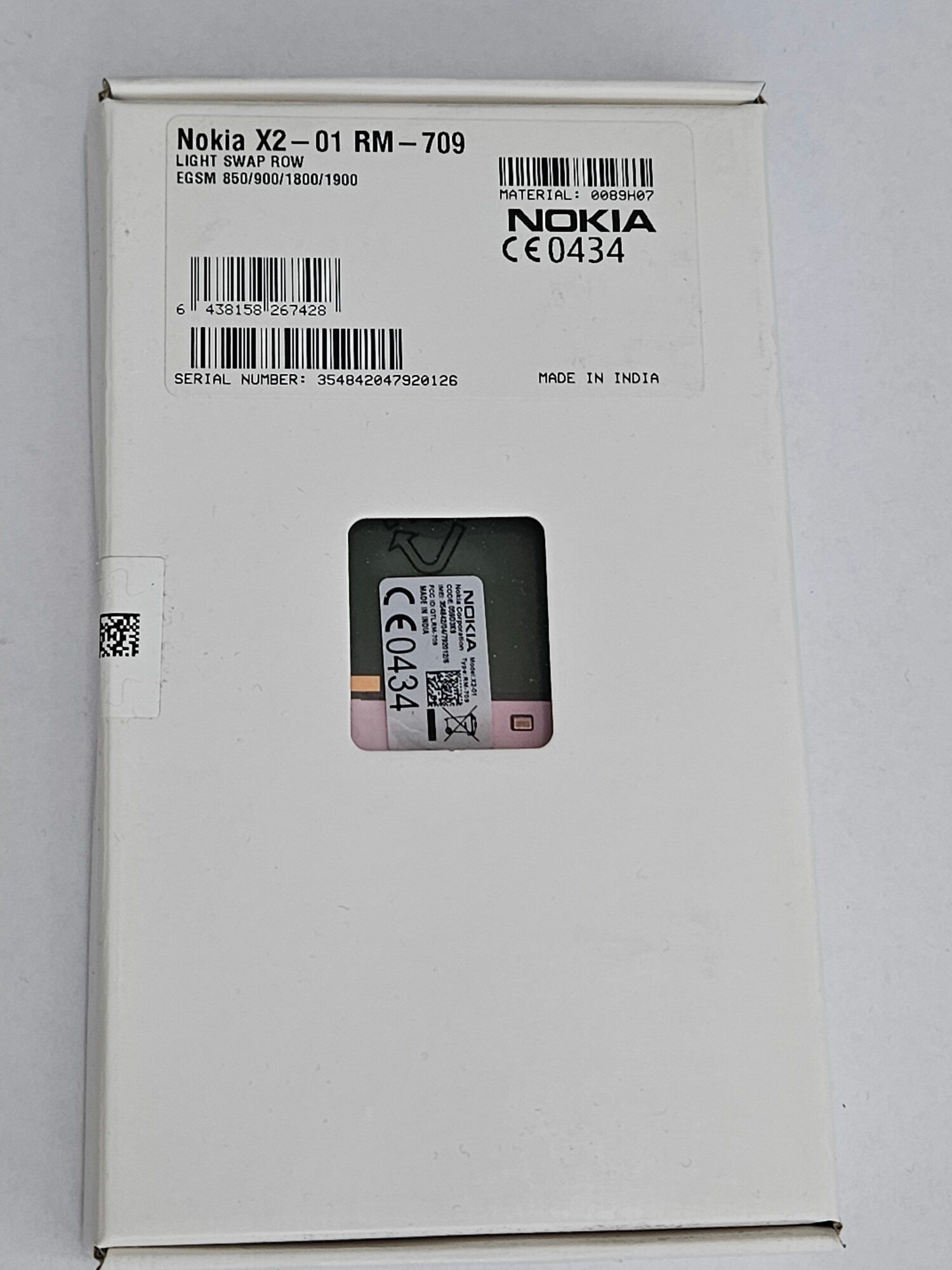 Системная плата (SWAP) для Nokia X2-01 RM-709 orig, p/n: 0089H07