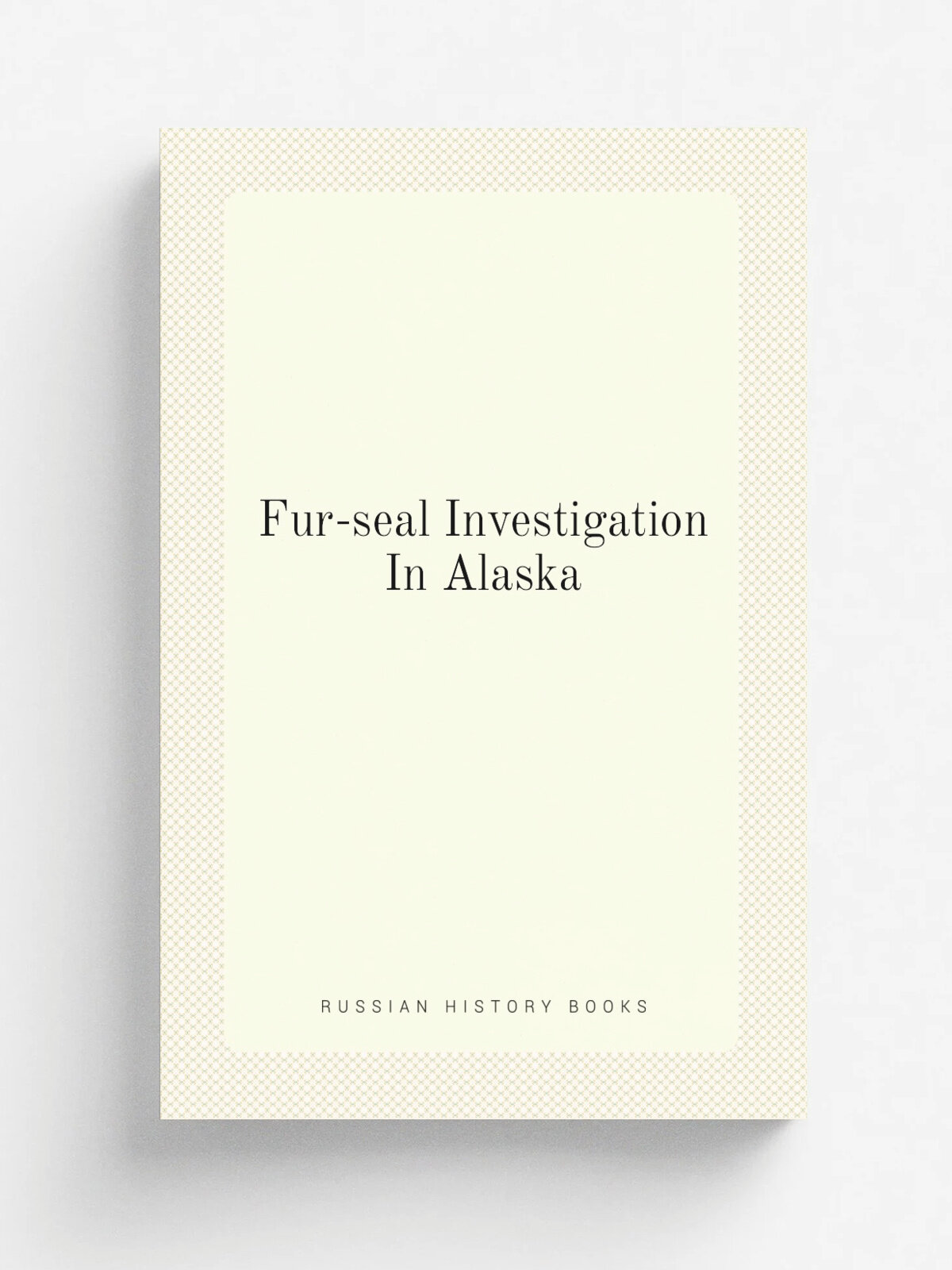 Fur-seal Investigation In Alaska