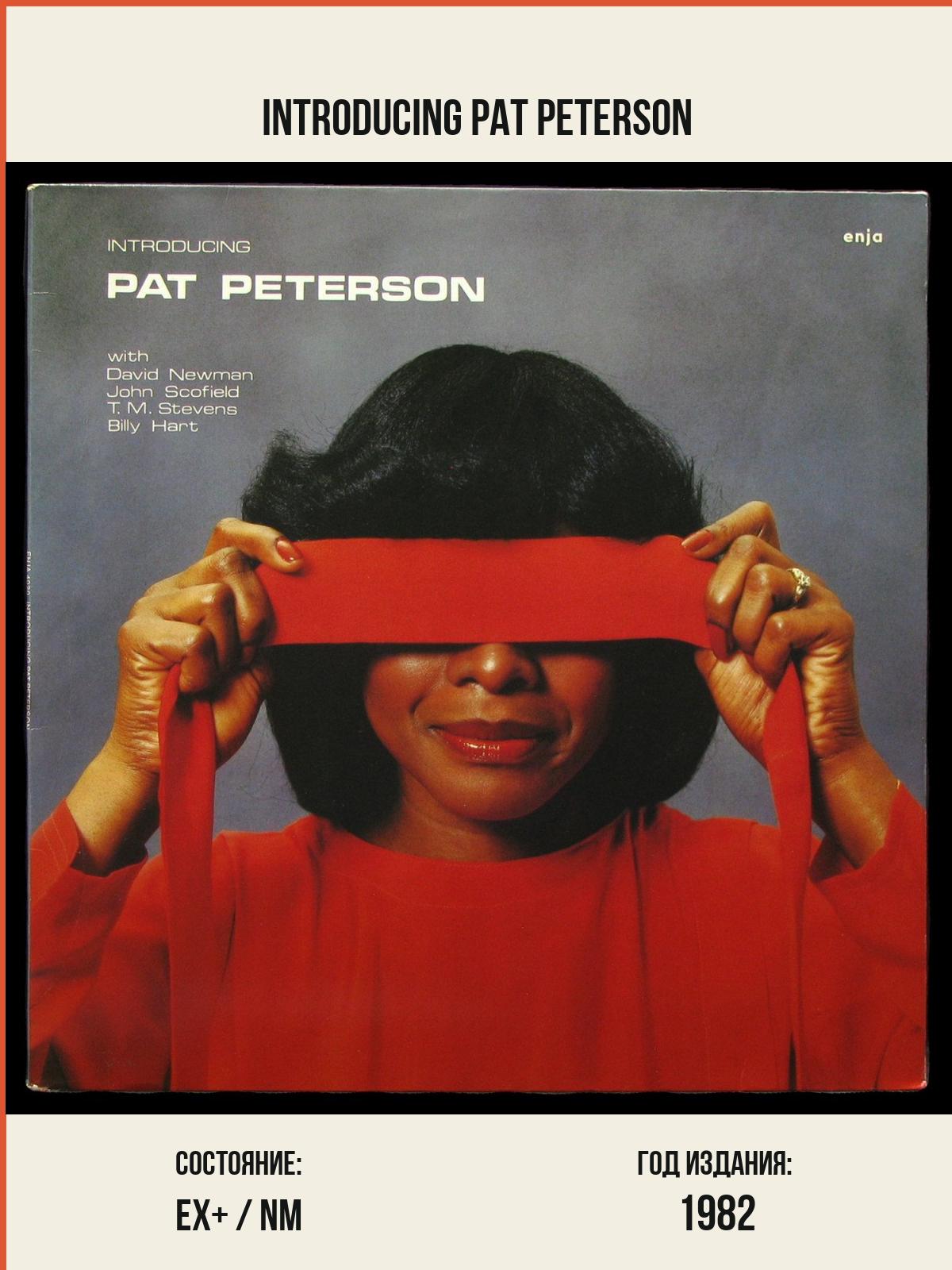 Виниловая пластинка Enja Pat Peterson – Introducing Pat Peterson