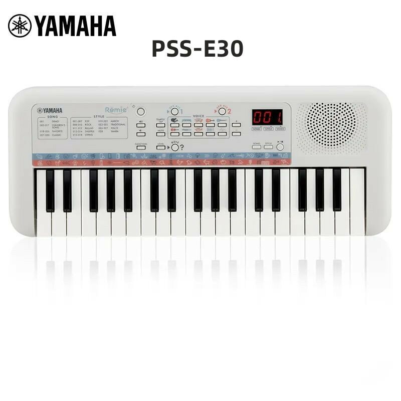 Синтезатор Yamaha PSS-E30 белый 37 клавиш + чехол в комплекте