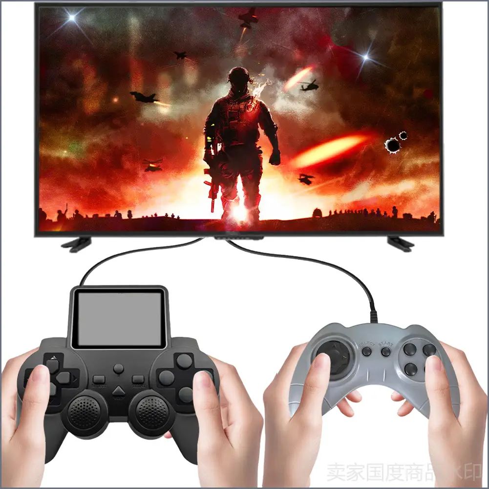 Портативная игровая консоль S10 с джойстиком, 520 встроенных ретро-игр, цветной TFT-экран 2,4 дюйма