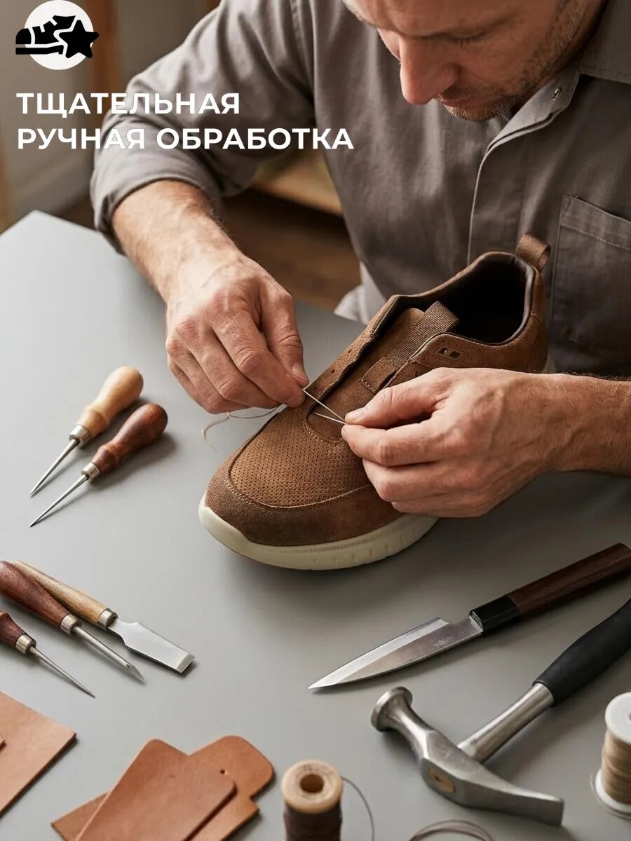 Кроссовки X-PLODE, полнота 6 (RU)/ на среднюю стопу, размер 42, коричневый — фото 1