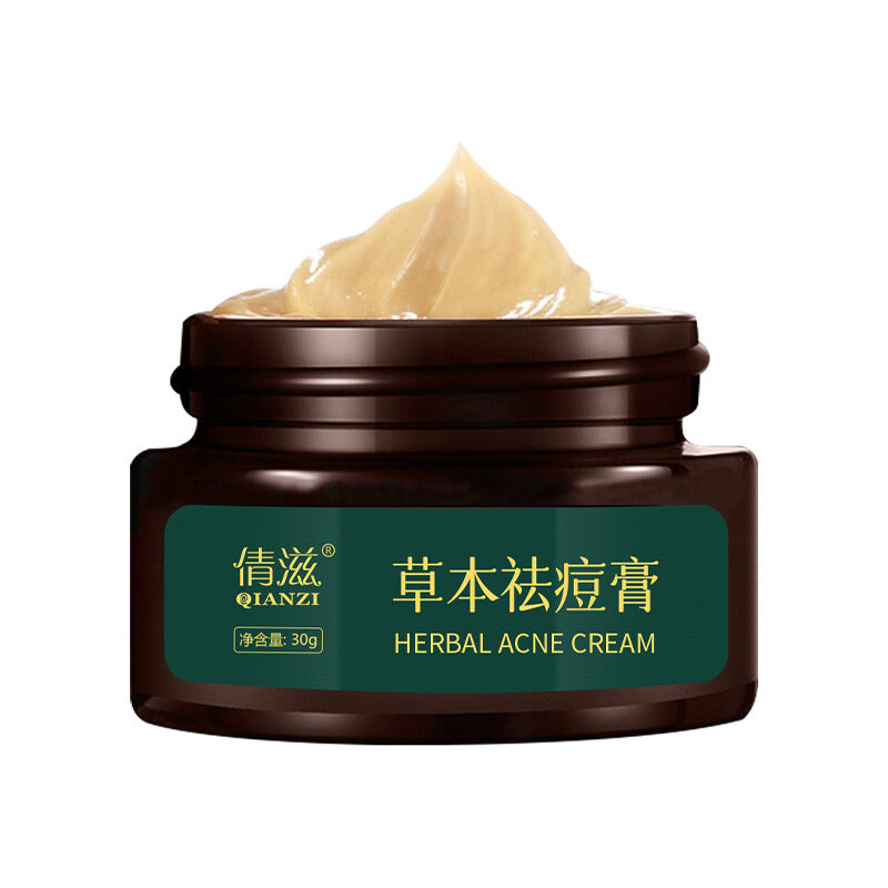Крем Qianzi Herbal для удаления акне и закрытых комедонов, унисекс, Pi'ao Ning Herbal, увлажняющий крем для лица против