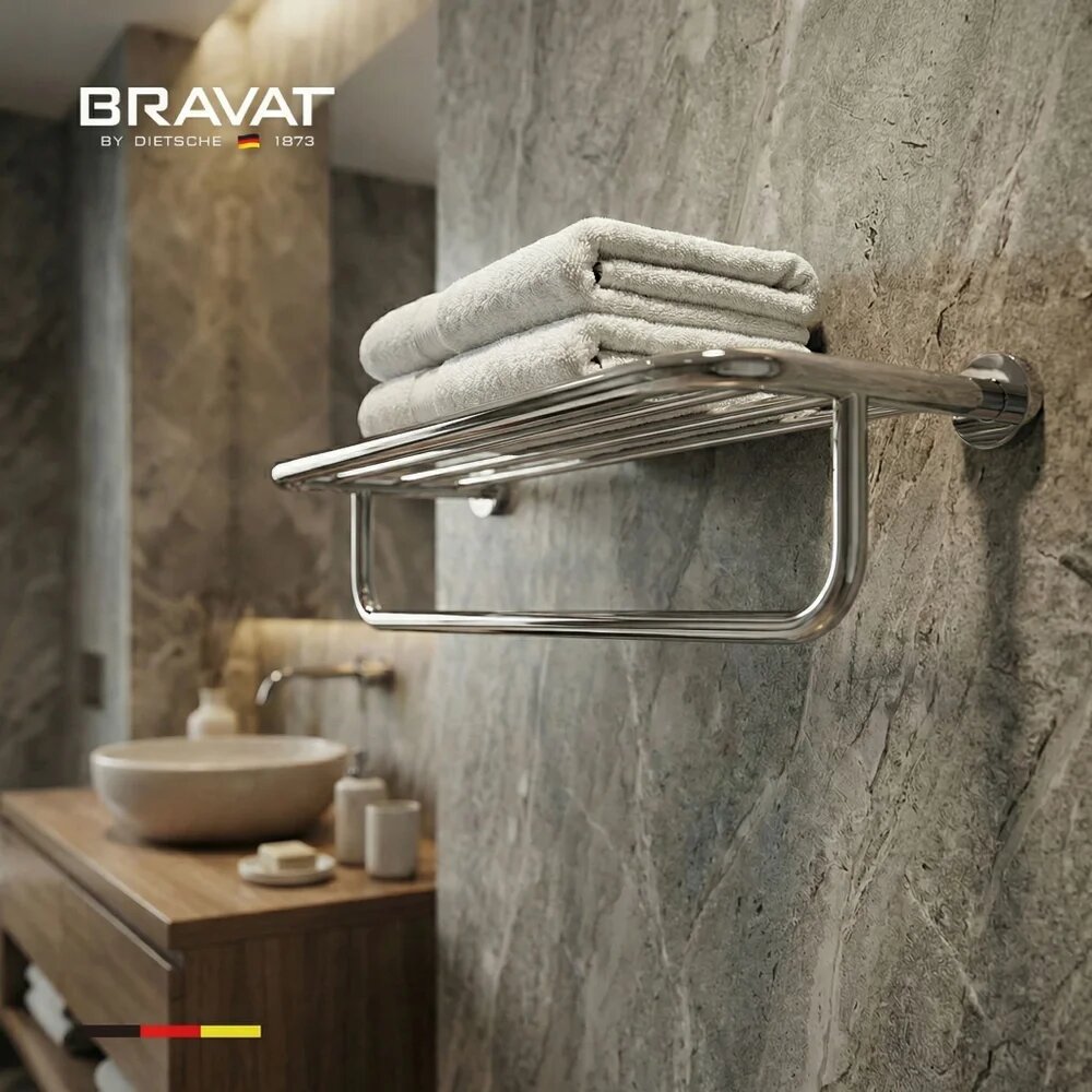 Держатель для полотенец BRAVAT D7117C-4-SW