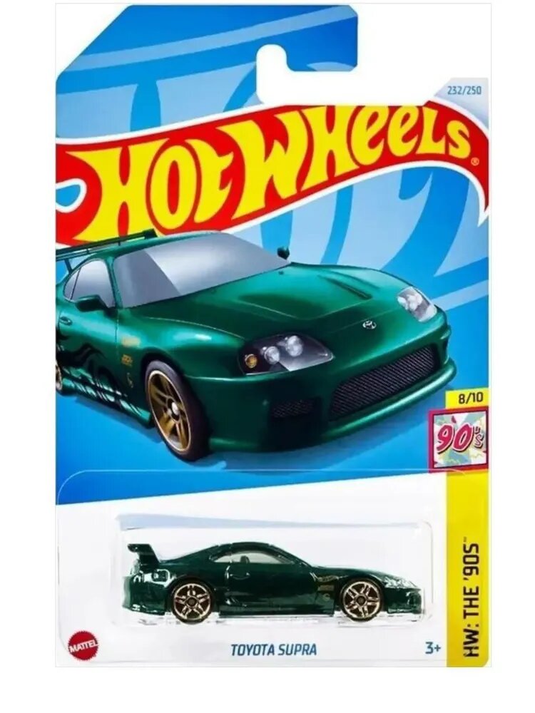 Коллекционная машинка 2024 C4982 Toyota Supra / Хот Вилс Тойота Супра. Товар уцененный