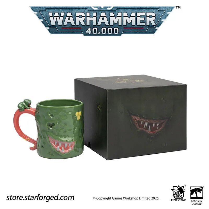Керамическая кружка Starforged Warhammer 40K Nurgle