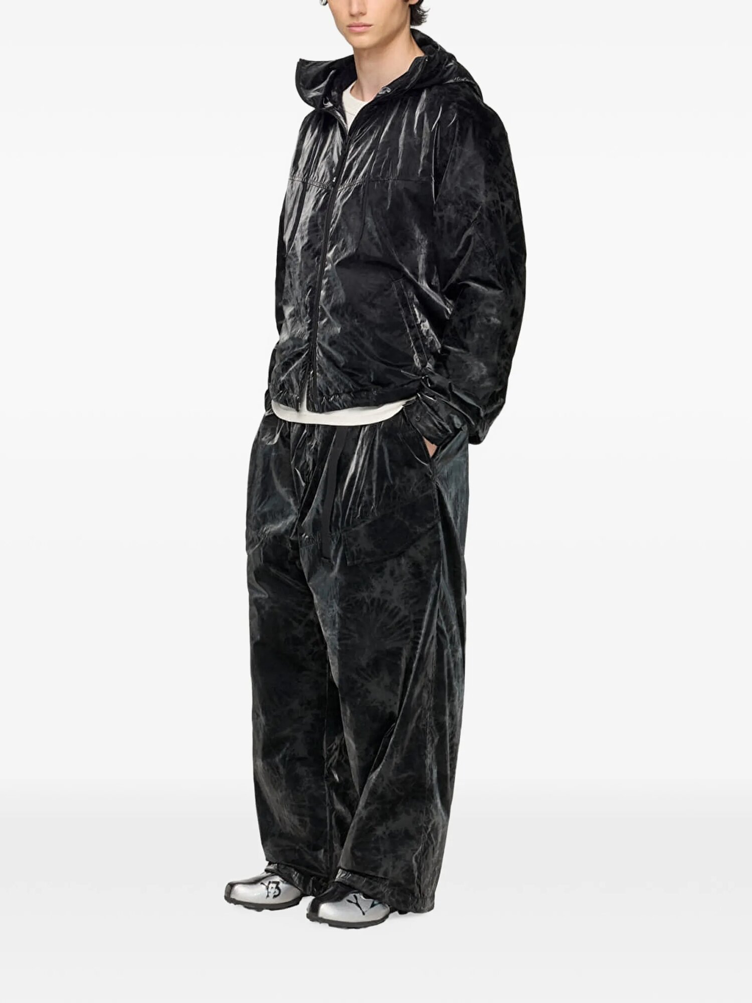 Куртка Marble-print windbreaker