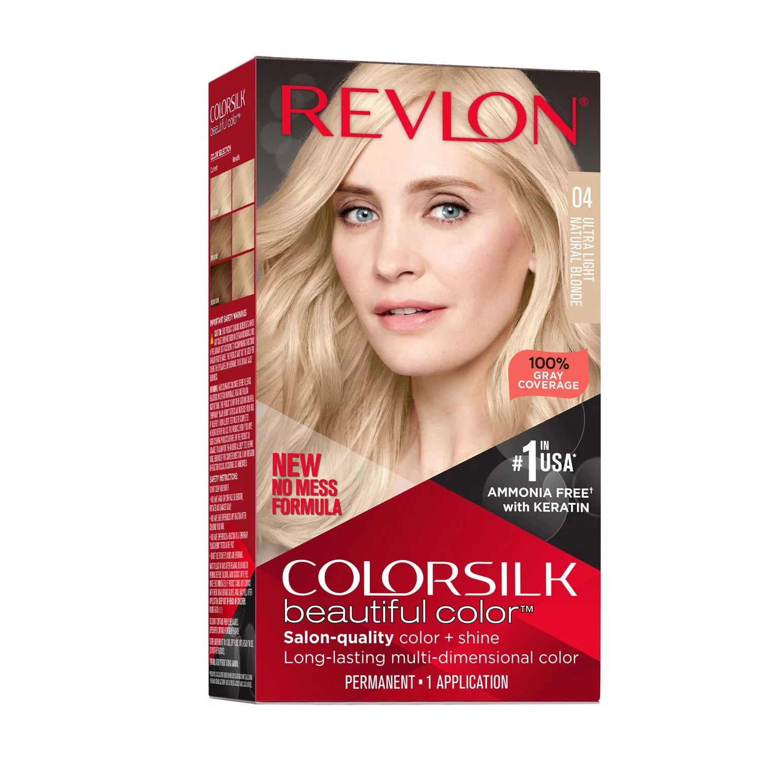 Revlon Краска для волос Revlon Colorsilk 04 Ultra light natural blonde / 04 Ультра-светлый блонд, 130мл