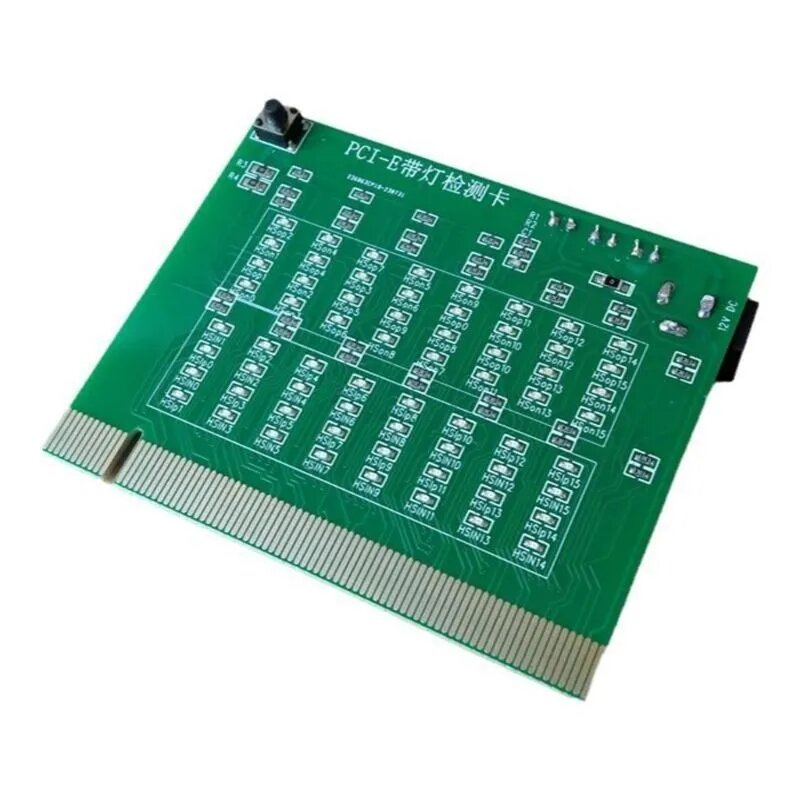 (1 шт.) Тестовая карта (диагностическая) для слота PCIe 16x с подсветкой