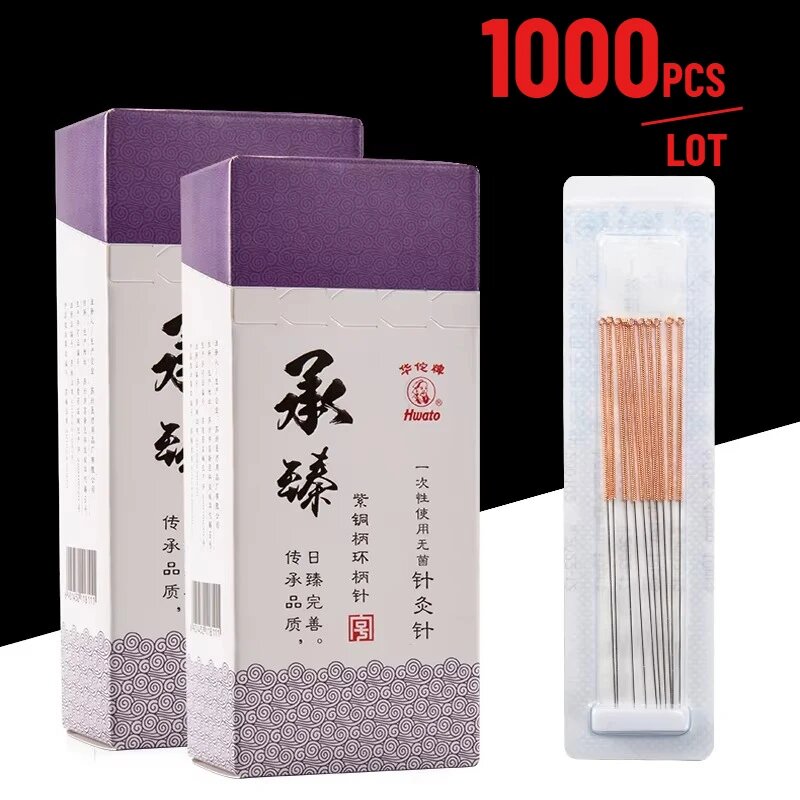 Одноразовые иглы для акупунктуры Blessfun, медная ручка 030x40MM