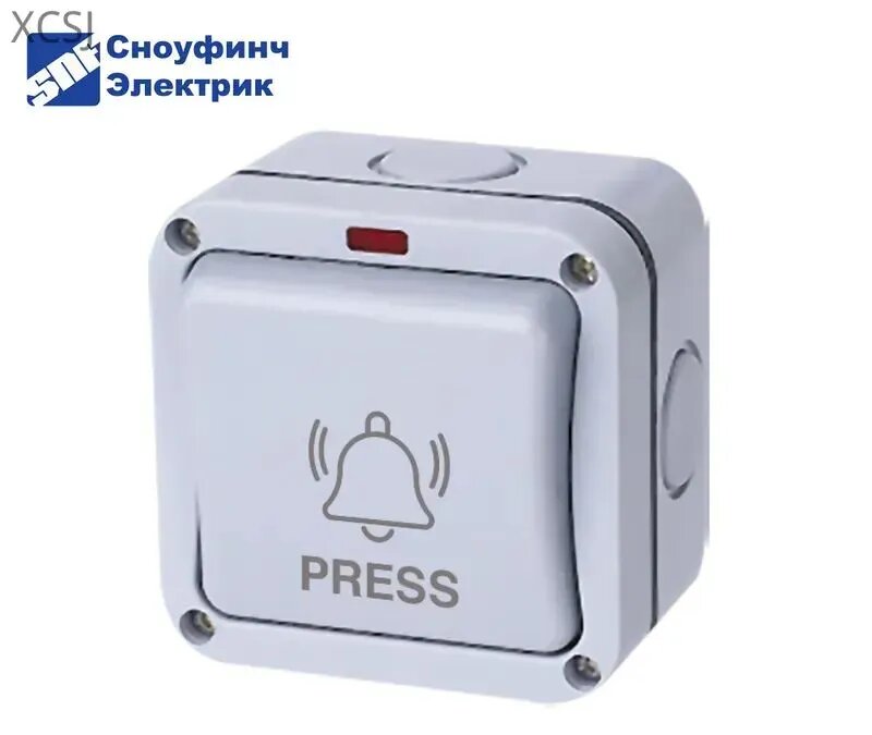 Надёжная уличная кнопка дверного звонка с и пылезащитой по стандарту IP66