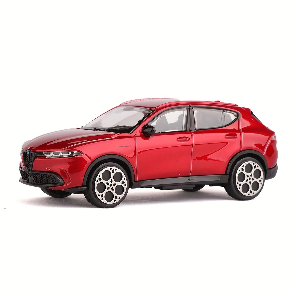 Модель автомобиля Alfa Romeo Tonale, масштаб 1:43, красный