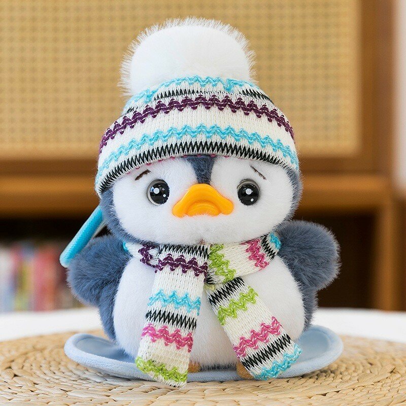 Penguin мягкая плюшевая брелок с полиэстеровым наполнением для детей и подарочных коллекционных изделий стиль ф