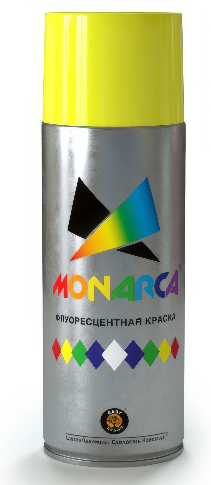 Краска аэрозольная MONARCA флуоресцентная Желтый 520мл