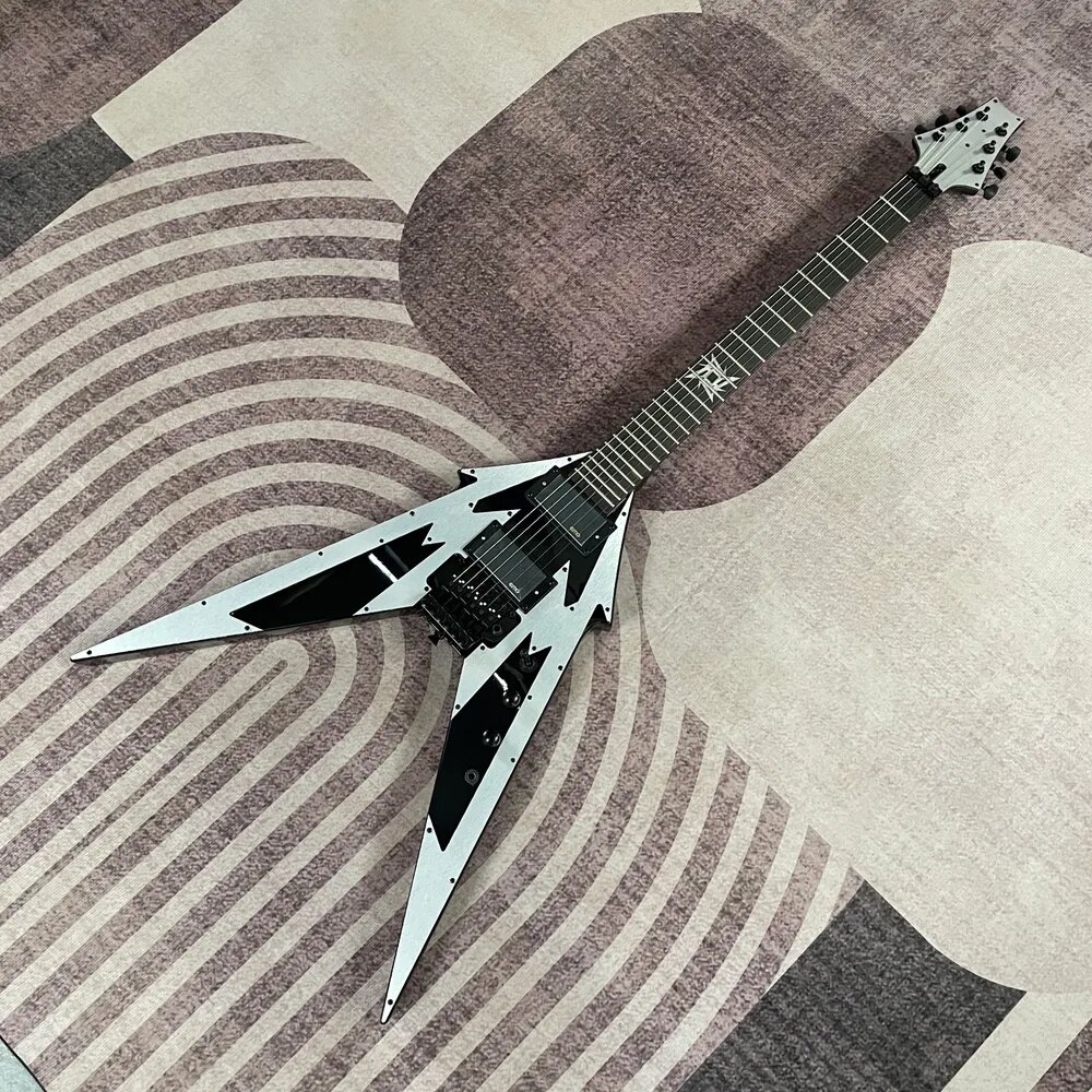 Электрогитара цельнокорпусная Электрогитара Flying V 6-струнная, корпус Махагони 6-струнная