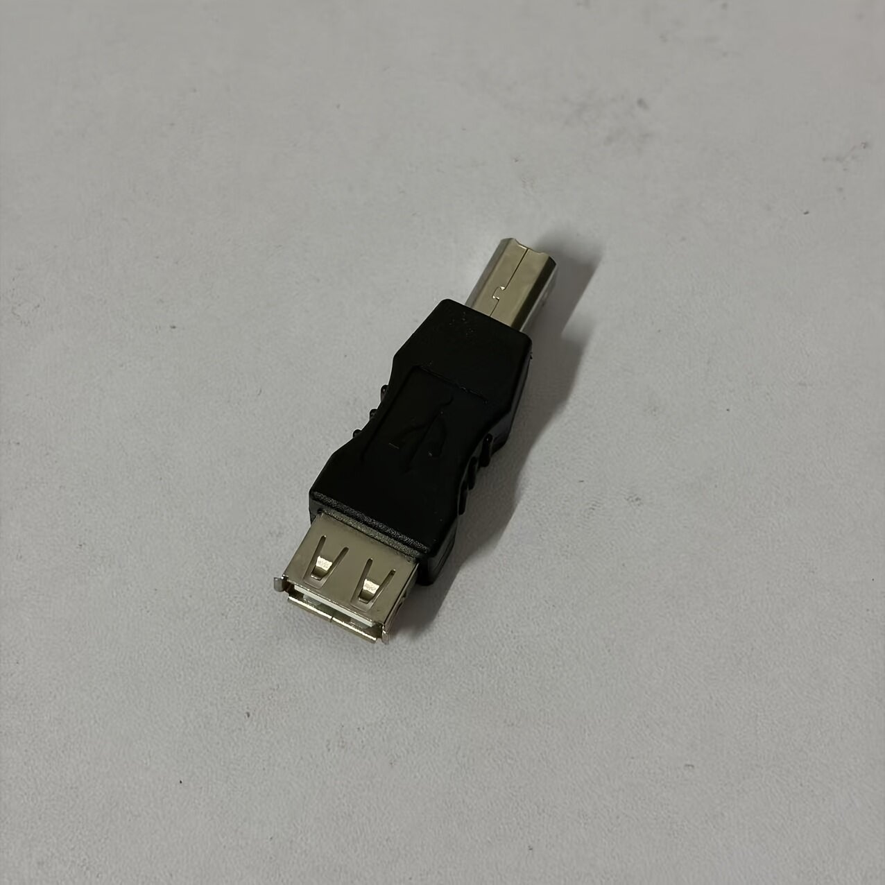 Переходник USB 2.0 тип A (гнездо) на тип B (штекер) для квадратной печатающей головки, 1 шт.