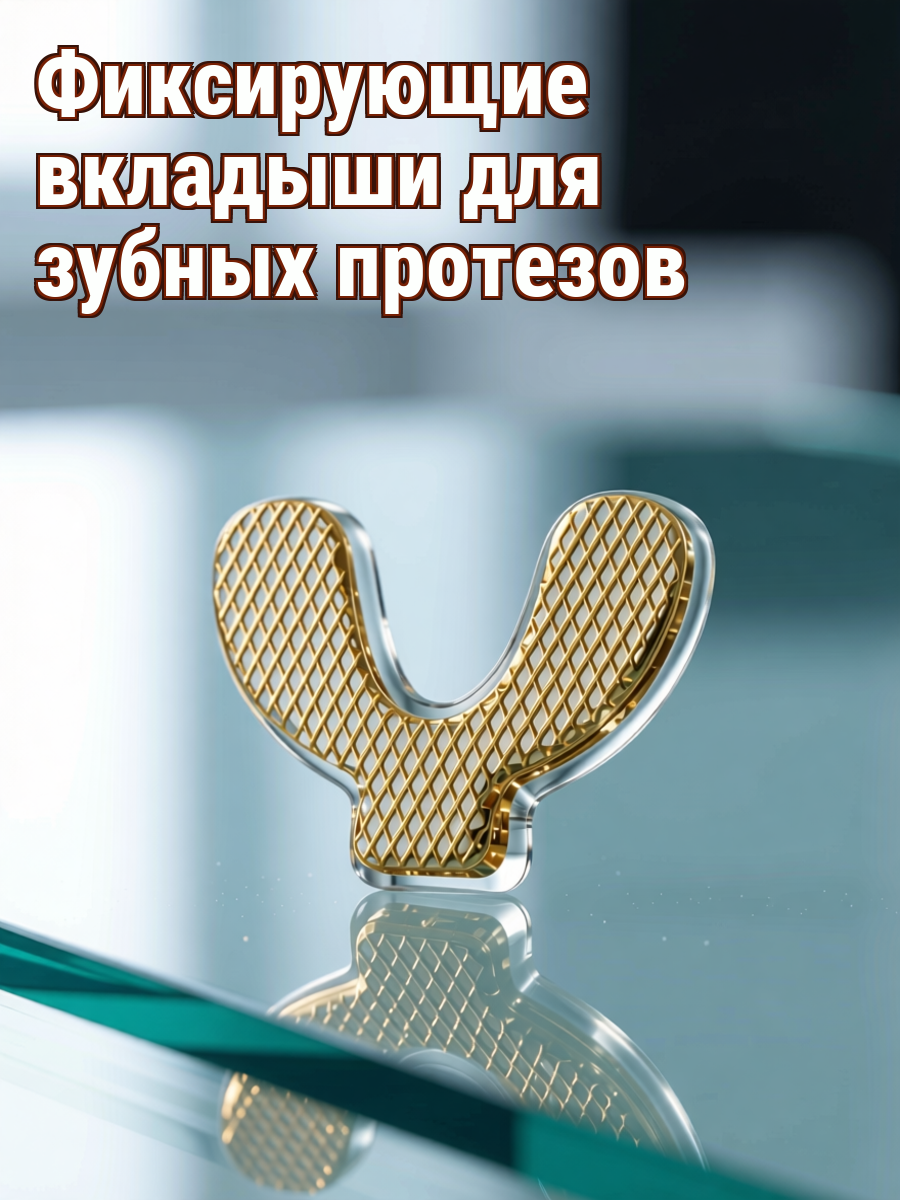 Металлическая золотистая сетка для укрепления зубных протезов, 40 шт, для домашнего использования