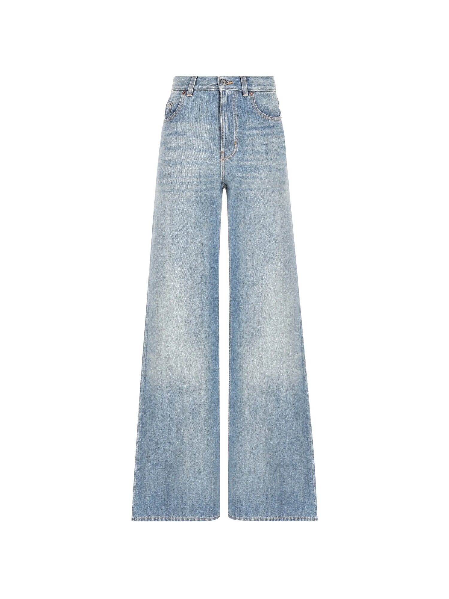 Джинсы Chloe High-rise wide-leg jeans in denim