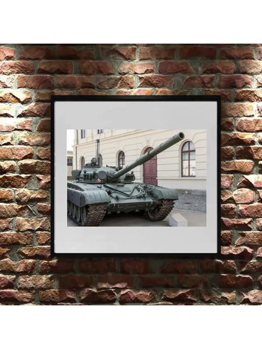 Плакат "Танк боевой Т-72м" А3
