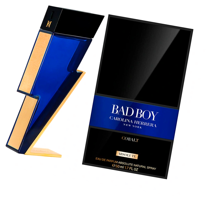 Парфюм мужской 50 мл Бэд Бой Кобальт Абсолют - Carolina Herrera Bad Boy Cobalt Absolute