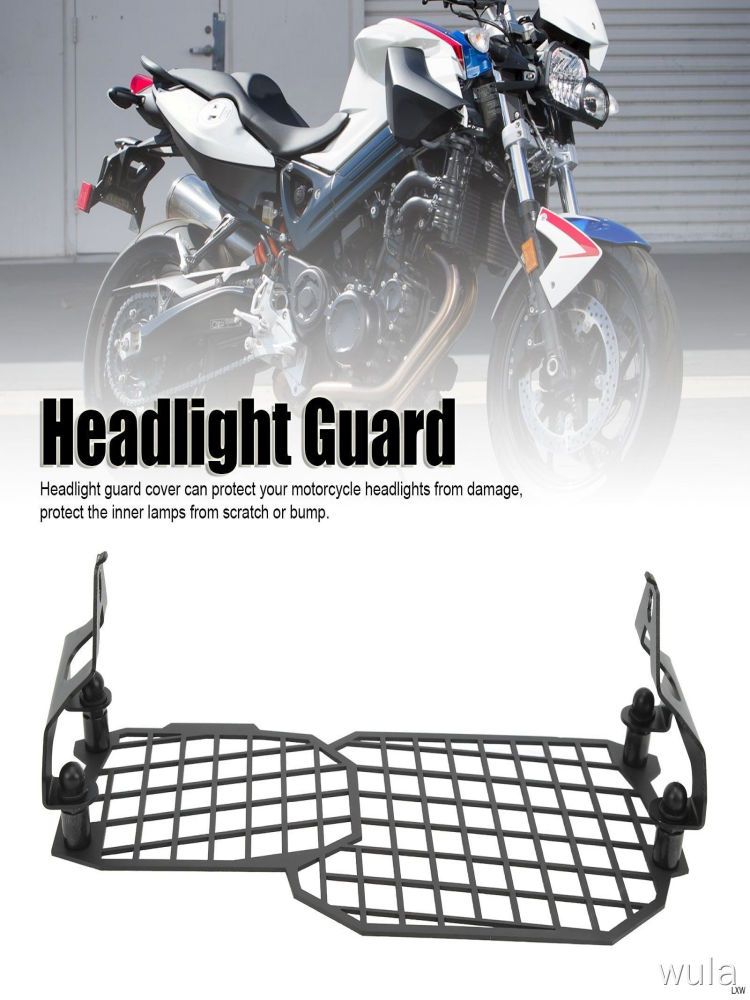 Защита фары мотоцикла для BMW F650GS F800GS черная сетка 30.7 см комплект с крепежом Решетка на фару