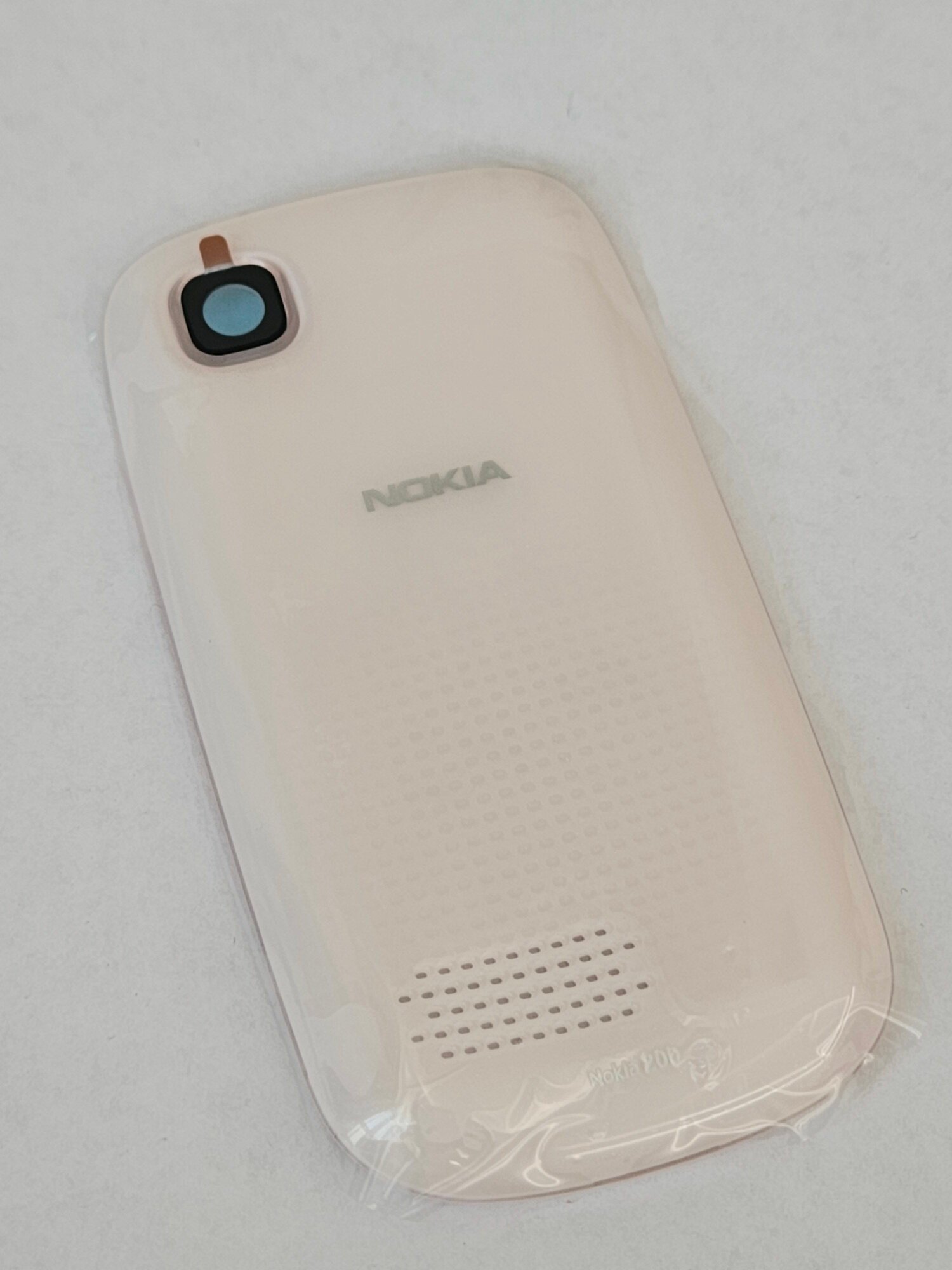Крышка аккумулятора для Nokia Asha 200 (цвет - light pink) orig, p/n: 0258877