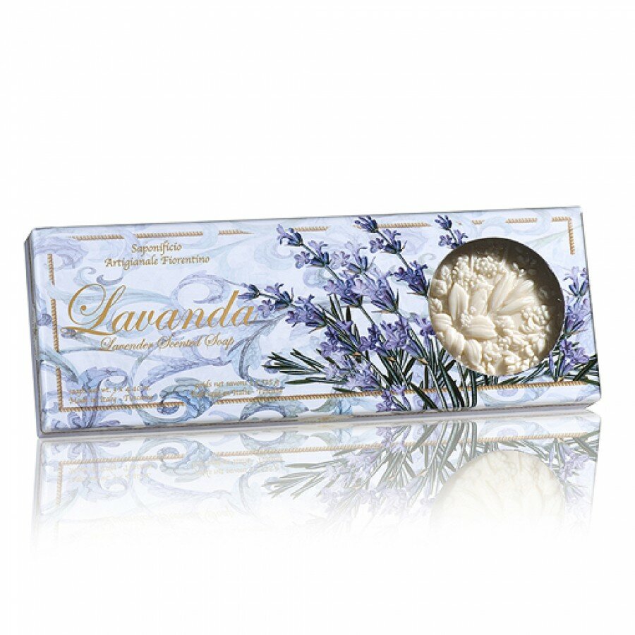 SAF Лаванда набор мыла Lavanda круглое, 3 х 125 г