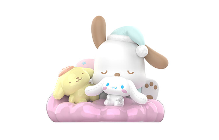 TOP TOY Покаччо серия Sanrio 1 шт Dream Collection Спокойной ночи Мечта Помпомурин Прозрачный слой для карточек