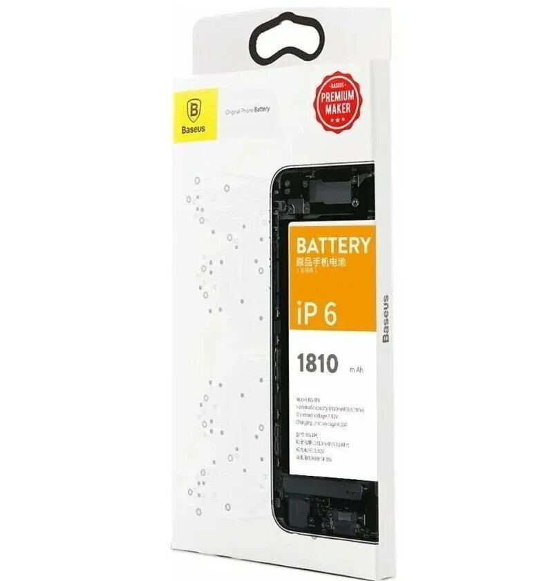 Аккумуляторная батарея Baseus для APPLE iPhone 6 (ACCB-BIP6) 2200mAh