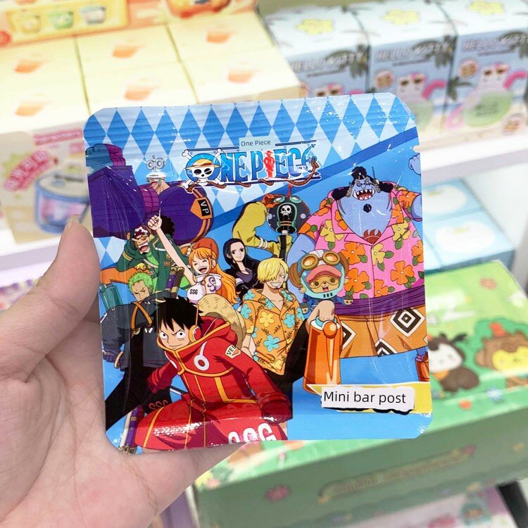 MINISO One Piece Candy Blind Bag Luffy: Сувенирная продукция One Piece Слепая сумка One Piece Little Candy Bar
